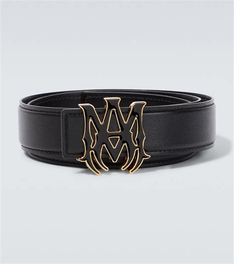 Amiri Logo Leather Belt Amiri