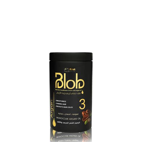 blob hair mask with argan oil first cosmetics