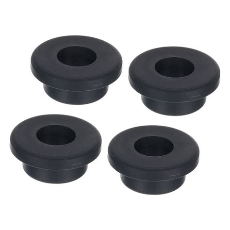 4pcs T Shape Rubber Grommet Mount Dia 25mm Id 15mm H 15mm Seal