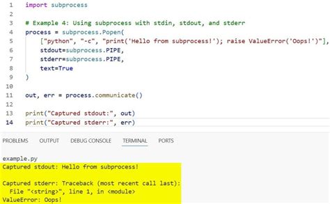 Python Stdin Stdout And Stderr