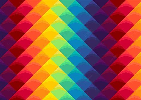 Gorgeous And Beautiful Rectangular Rainbow Background Rainbow