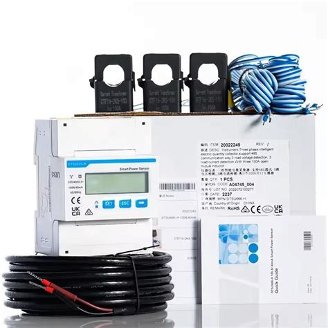 Smart Power Sensor Dtsu666 H 250a 50ma Hot Selling Smart Meter Power Sensor Three Phase Smart