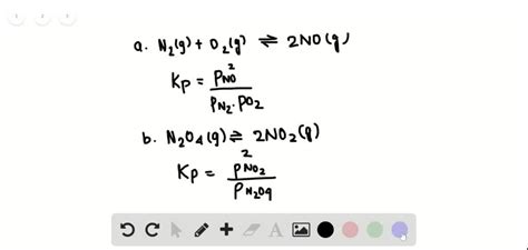 ⏩solved Write The Equilibrium Expression Kp For Each Reaction In… Numerade