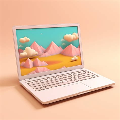 Premium Ai Image Cartoon Pc Computer 3d