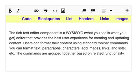 Blazor Rich Text Editor Wysiwyg Editor Syncfusion