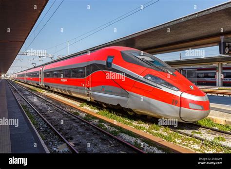 Frecciarossa Fs Etr 1000 High Speed Train Of Trenitalia At Venezia Santa Lucia Station In Venice