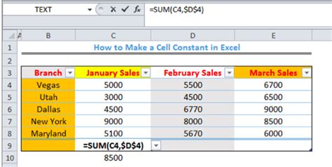 How To Make A Cell Constant In Excel Excelchat Excelchat