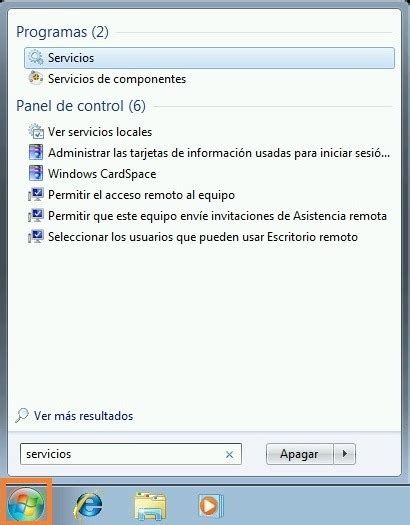 iniciar el servicio de sql server aliquo software