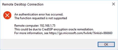 How To Fix Credssp Encryption Oracle Remediation Errors In Rdp