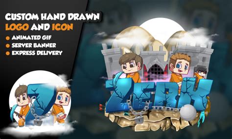 Create Unique Minecraft Server Logo Icon And Banner By Manoali726 Fiverr