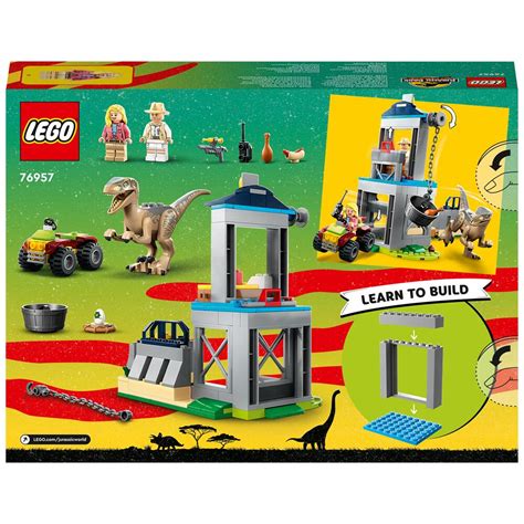 Lego Jurassic Park Velociraptor Escape Set 76957 Ages 4