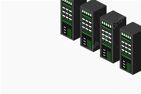 Isometric Server Equipment Icons Networking Rack Vector Icons Networking Rack Png And Vector