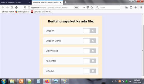 Cara Membuat Animasi Custom Checkbox Dengan CSS Inwepo