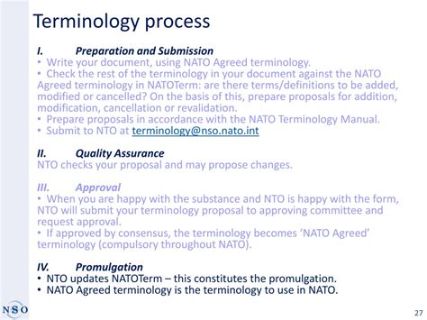 Ppt Nato Terminology Standardization Tools And Process Powerpoint