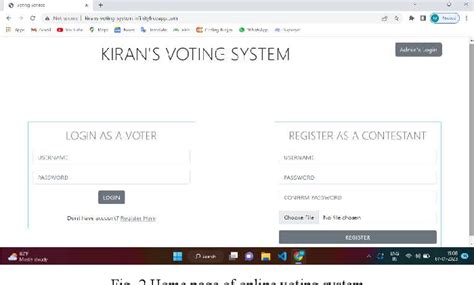 Figure 2 From Design And Web Development Of E Voting System Semantic