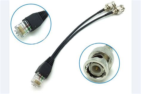 Rj45 To Bnc Male Coaxial Cable