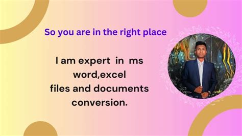 do pdf word excel conversion by jalis mahmud fiverr