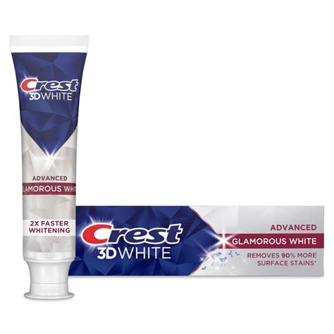 Crest 3d White Advanced Glamorous White Teeth Whitening Toothpaste 3 3 Oz Kroger