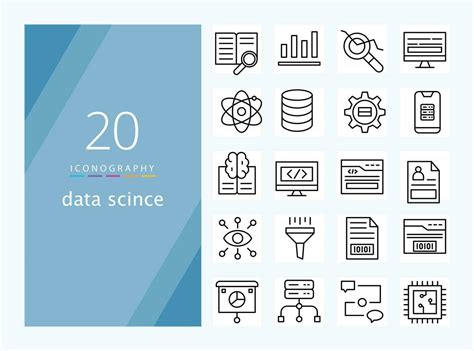 Data Science Line Icon For Download 25910282 Vector Art At Vecteezy