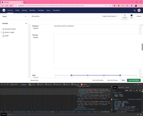 Property Editor Textarea UI Issue 457 Umbraco Umbraco CMS