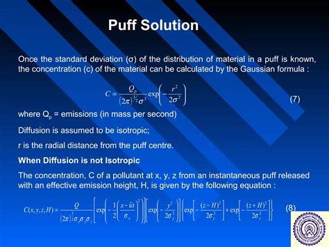 Air Pollution Dispersion Modellingp Goyal Centre For Atmospheric