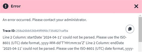 Non Employee Source Date Format For Start Date And End Date Isc