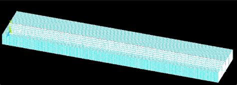Mesh Image Of A Functionally Graded Beam In Ansys Download Scientific Diagram