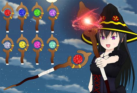 Megumin Wand Pack By Daiger1975 On Deviantart