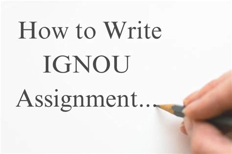 Step To Make Ignou Assignment Answer Properly