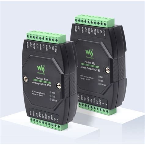 Thiết Bị Chuyển đổi Tín Hiệu Đầu Ra Analog 8 Kênh Modbus Rtu