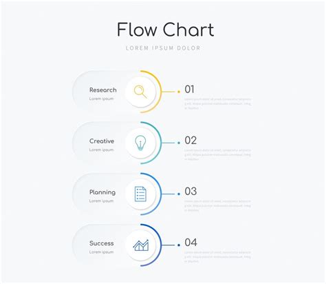Premium Vector Flow Chart Infographic Template
