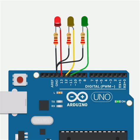 Connecting An Arduino To A Breadboard To Light Up Leds Using Tinkercad Images