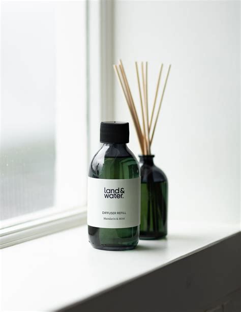 Mandarin And Mint Diffuser Refill 200ml Landandwater