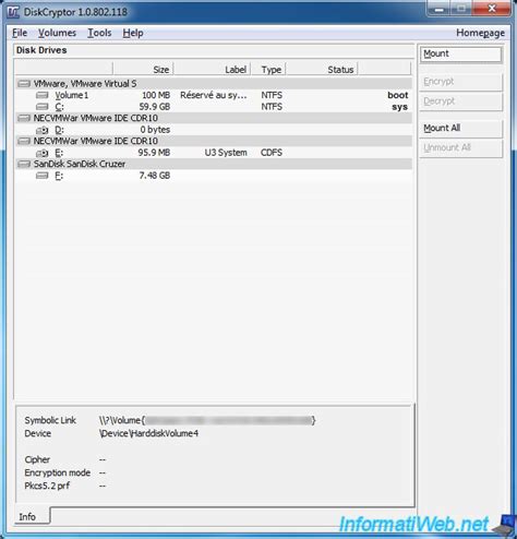 Encrypt Your USB Key With DiskCryptor To Protect Your Privacy Security Tutorials InformatiWeb