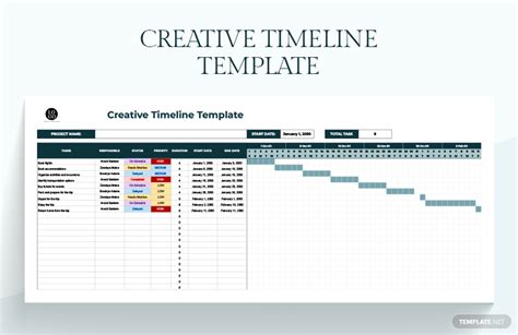 Excel Roadmap Template