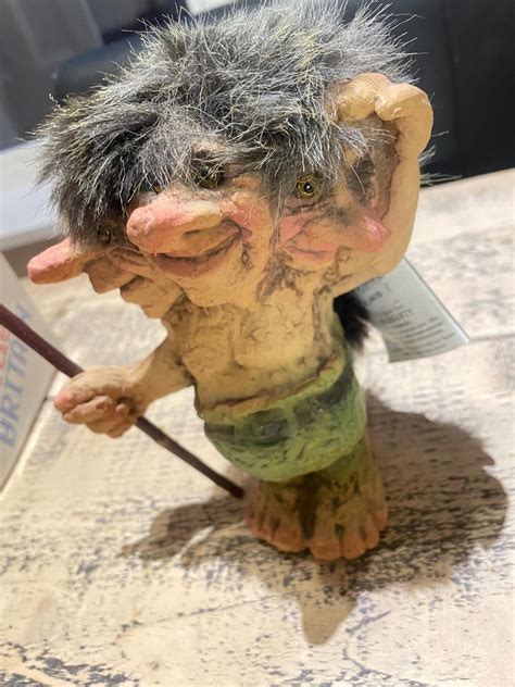 Vintage Nyform Troll Figurine Handmade Norwegian Mythical Collectible