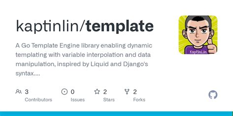 Github Kaptinlintemplate A Go Template Engine Library Enabling