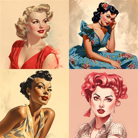 Pin Up Princess Clipart Vintage Clipart Vintage Lady Png Retro