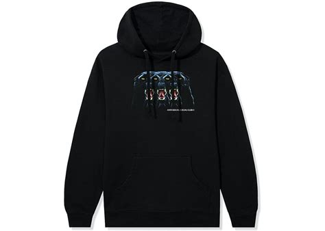 Anti Social Social Club Torn Apart Hoodie Black Mens Fw23 Us