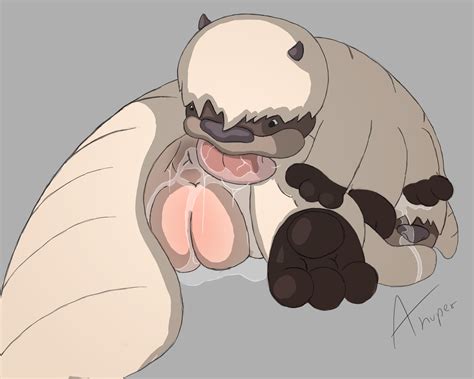 Rule 34 Anuper Anus Appa Avatar The Last Airbender Bovine Drooling Female Feral Licking Male