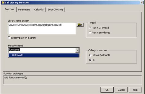 Linking LabVIEW With OpenCV Using DLL S