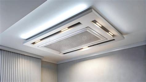 Modern Hvac Design Seamless Integration Of Climate Control And Illumination Generative Ai Stock