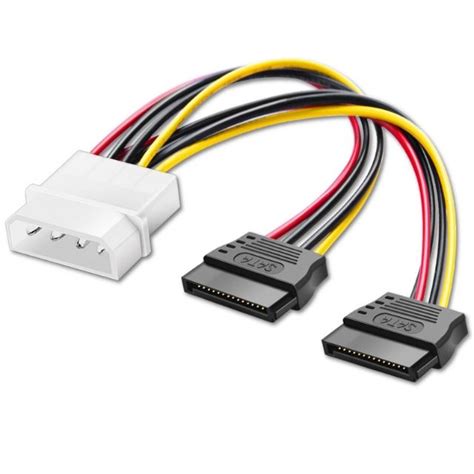 sata harddisk power supply ide to dual sata ii 15p splitter 10cm hard disk power supply