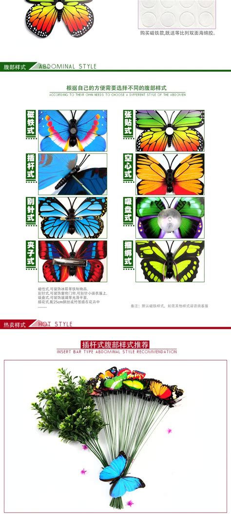 Ночник Бабочка 3d модель бабочка 8 см ПВХ магнит креативные настенные наклейки ремесла от