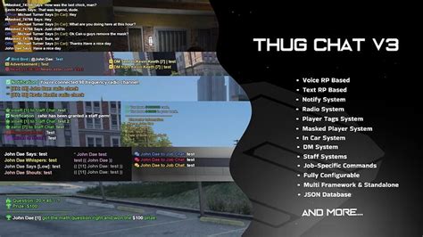 Thug Chat V3 Voice And Text Based With 10 Extra Systems Sa Mp