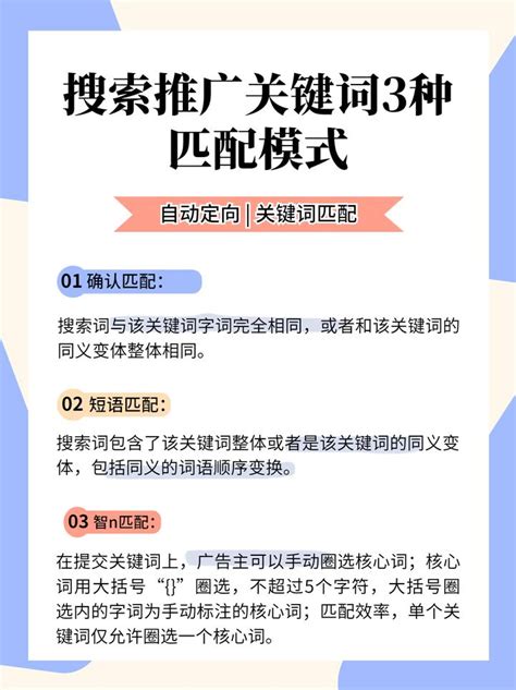 搜索推广关键词3种匹配模式 知乎