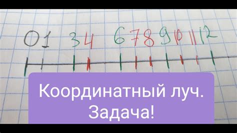 Задача про координатный луч Математика 5 класс Youtube