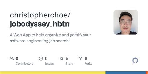 GitHub Christopherchoe Jobodyssey Hbtn A Web App To Help Organize