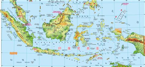 印度尼西亚地图 全图印度尼西亚各省地图 伤感说说吧