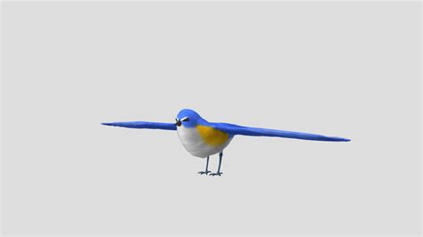 Bluebird 3d Model By Yuki Yuki004002 [9293f10] Sketchfab